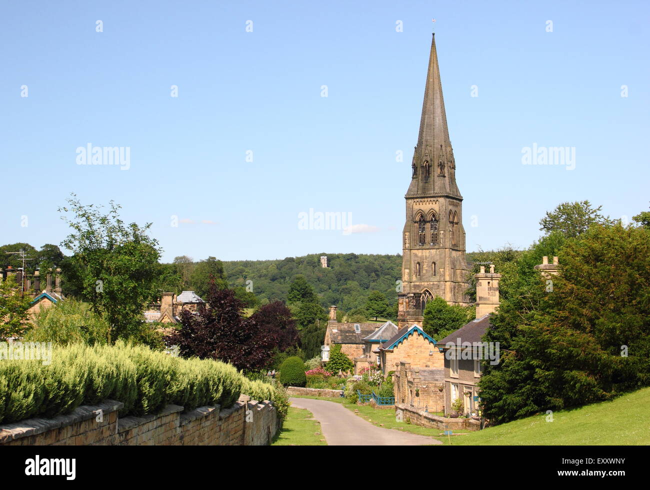Edensor hi-res stock photography and images - Alamy