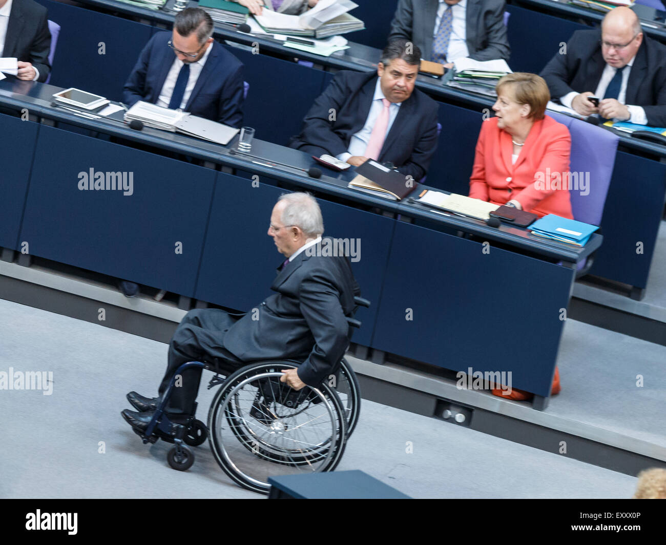 Berlin, Germany. 17th July, 2015. Special session of the German ...