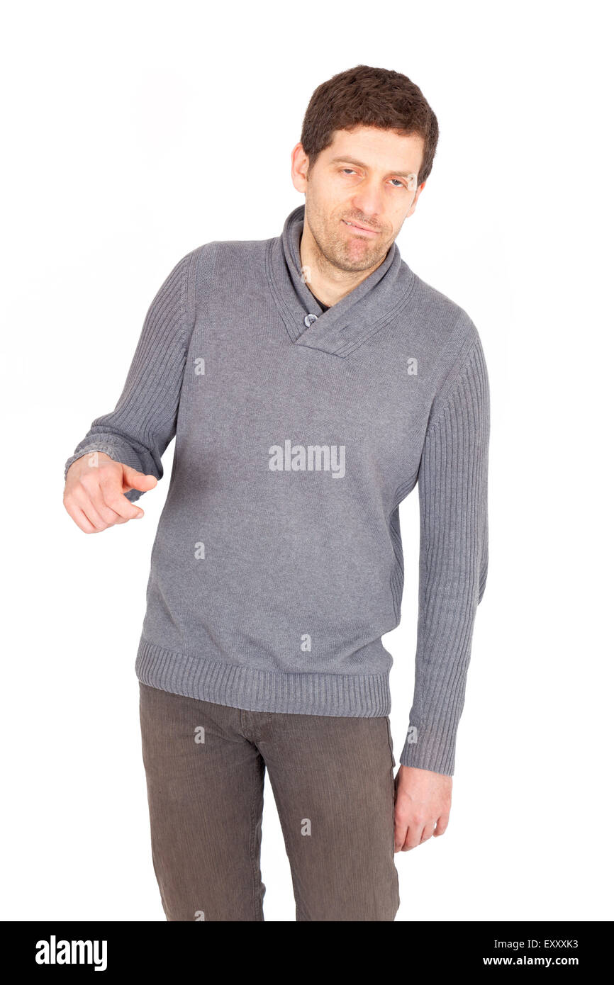 Beautiful man doing differnt expressions Stock Photo - Alamy