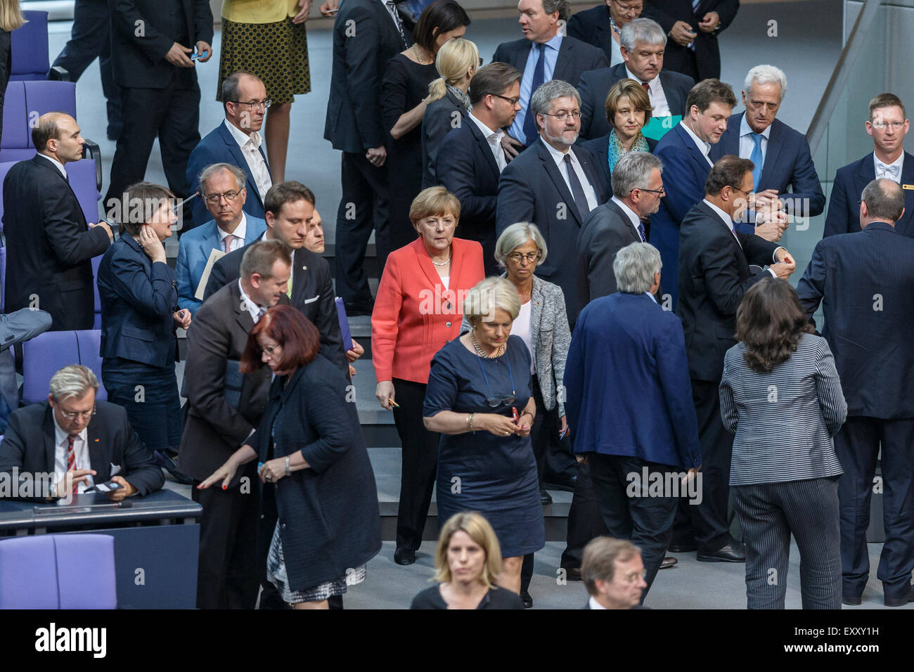 Berlin, Germany. 17th July, 2015. Special session of the German ...