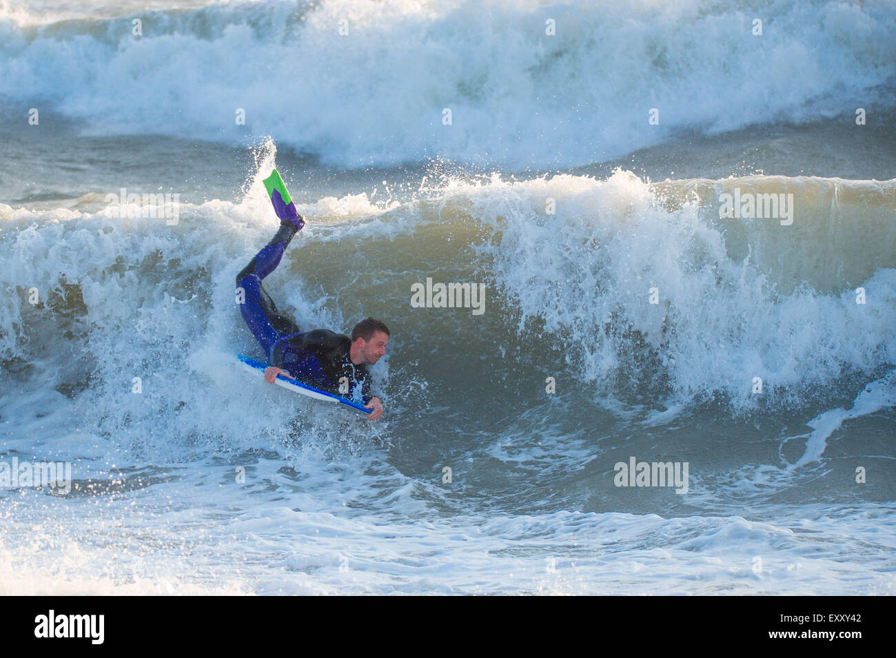 Aberystwyth Wales UK, Friday 17 July 2015 UK weather: Rico Martin makes ...