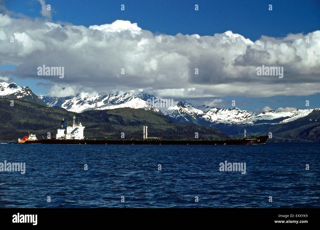 Oil tanker,Prince William Sound,Alaska Stock Photo - Alamy