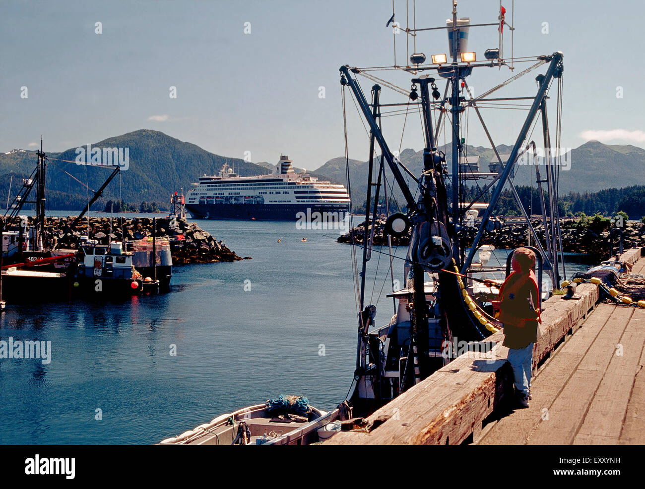 Alaska sitka boats harbor hi-res stock photography and images - Alamy