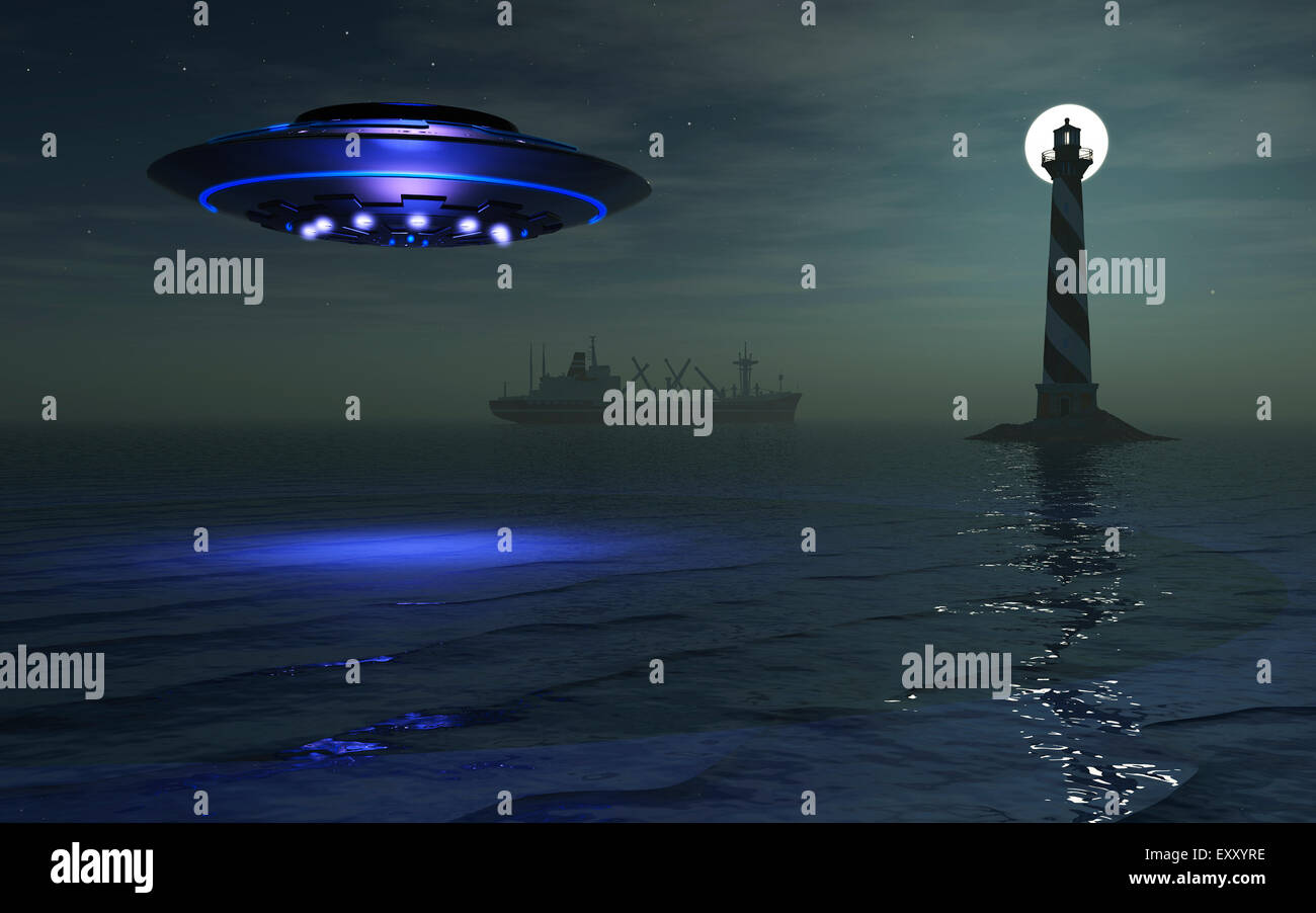 USO "Under Sea Object" Hovering Above Either The Atlantic Or Pacific ...