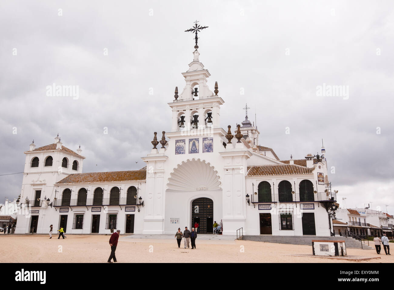 Catholic Church in town of El Rocio. Called Ermita de la Blanca ...