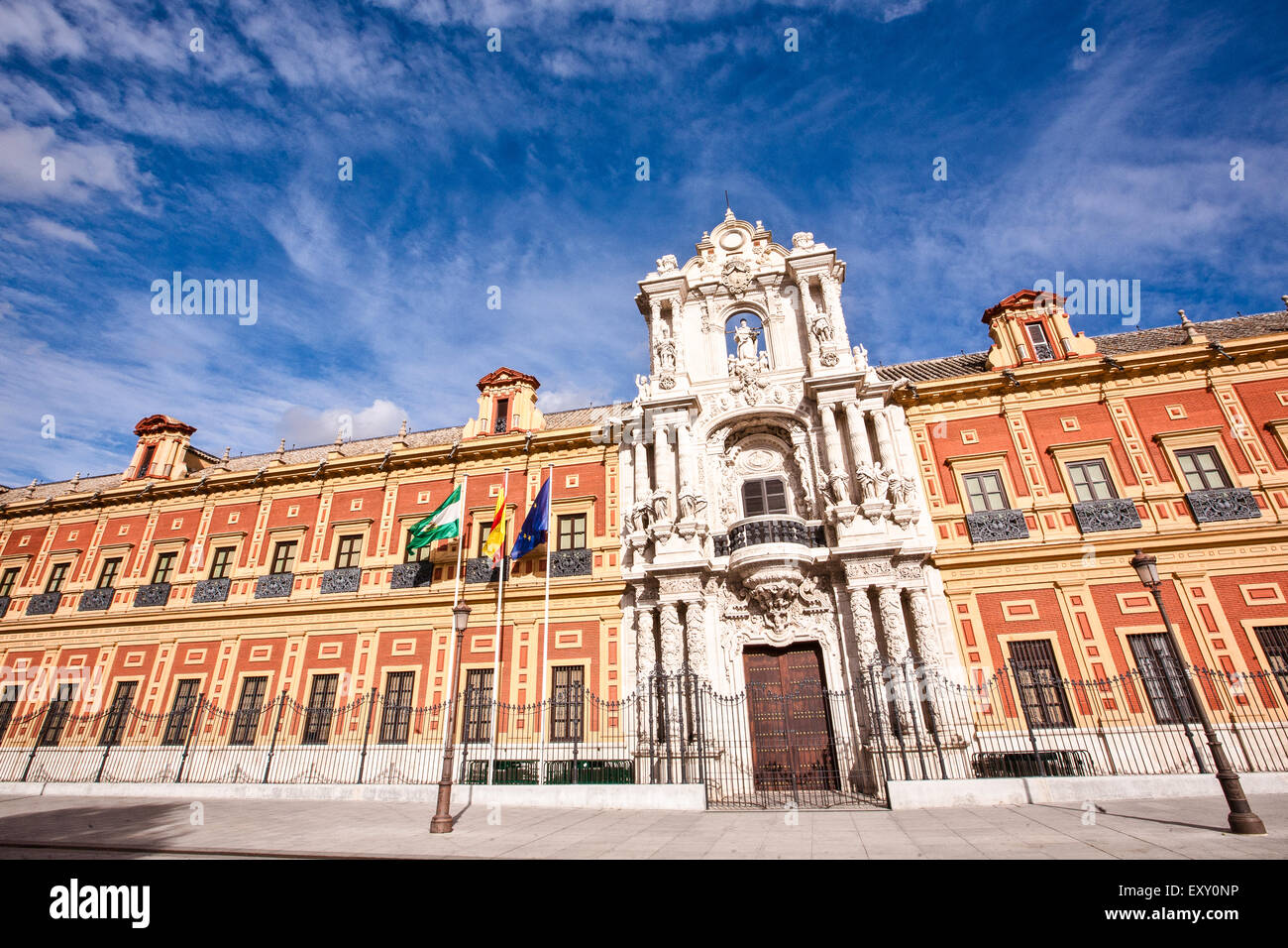 Government building in centre of Seville, Andalucia, Spain, Europe ...