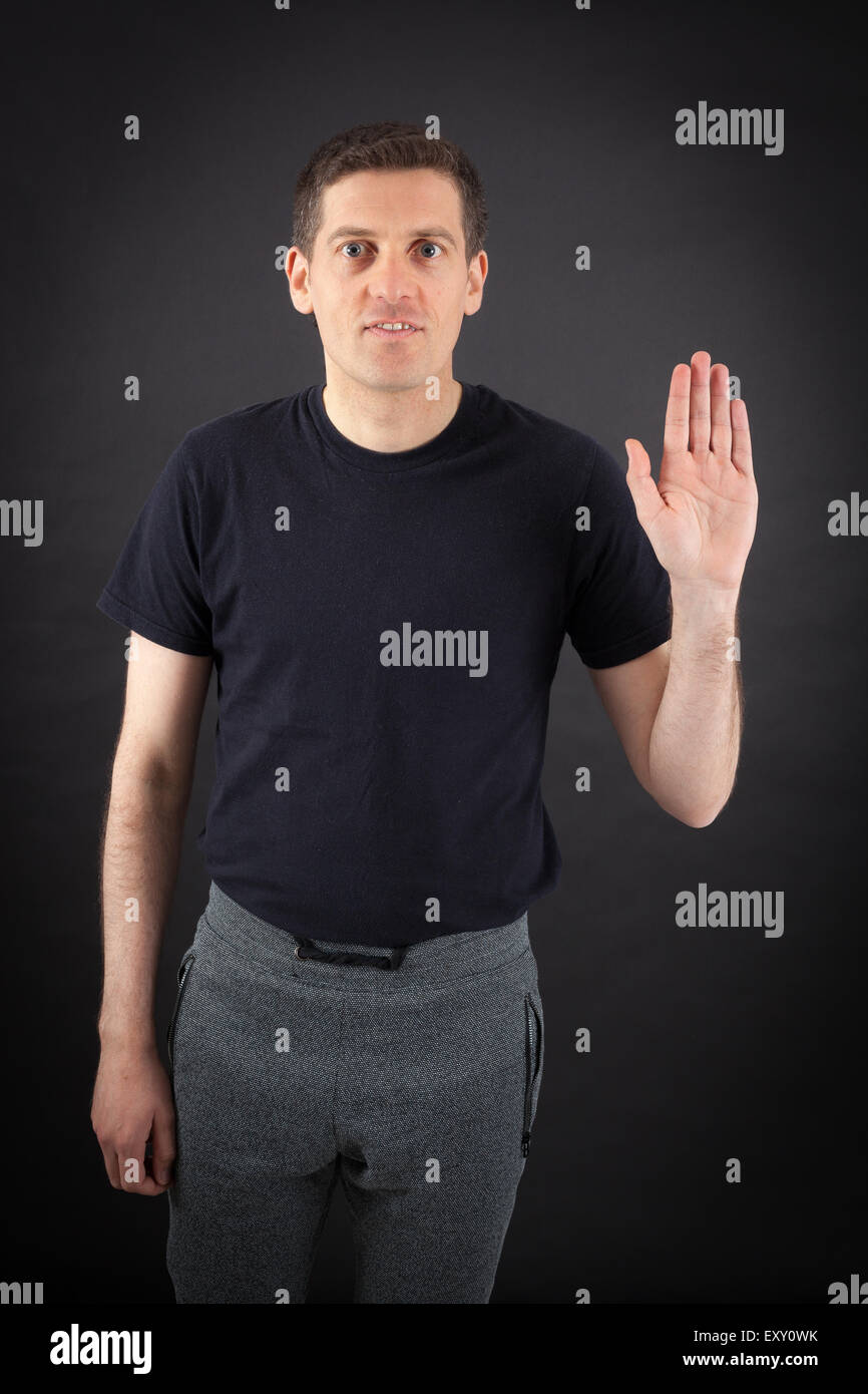 Handsome man doing different expressions in different sets of clothes ...