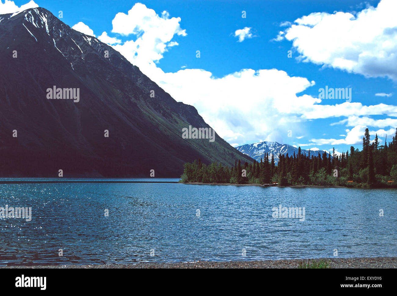 Kathleen Lake, Kluane National Park, Yukon Stock Photo - Alamy