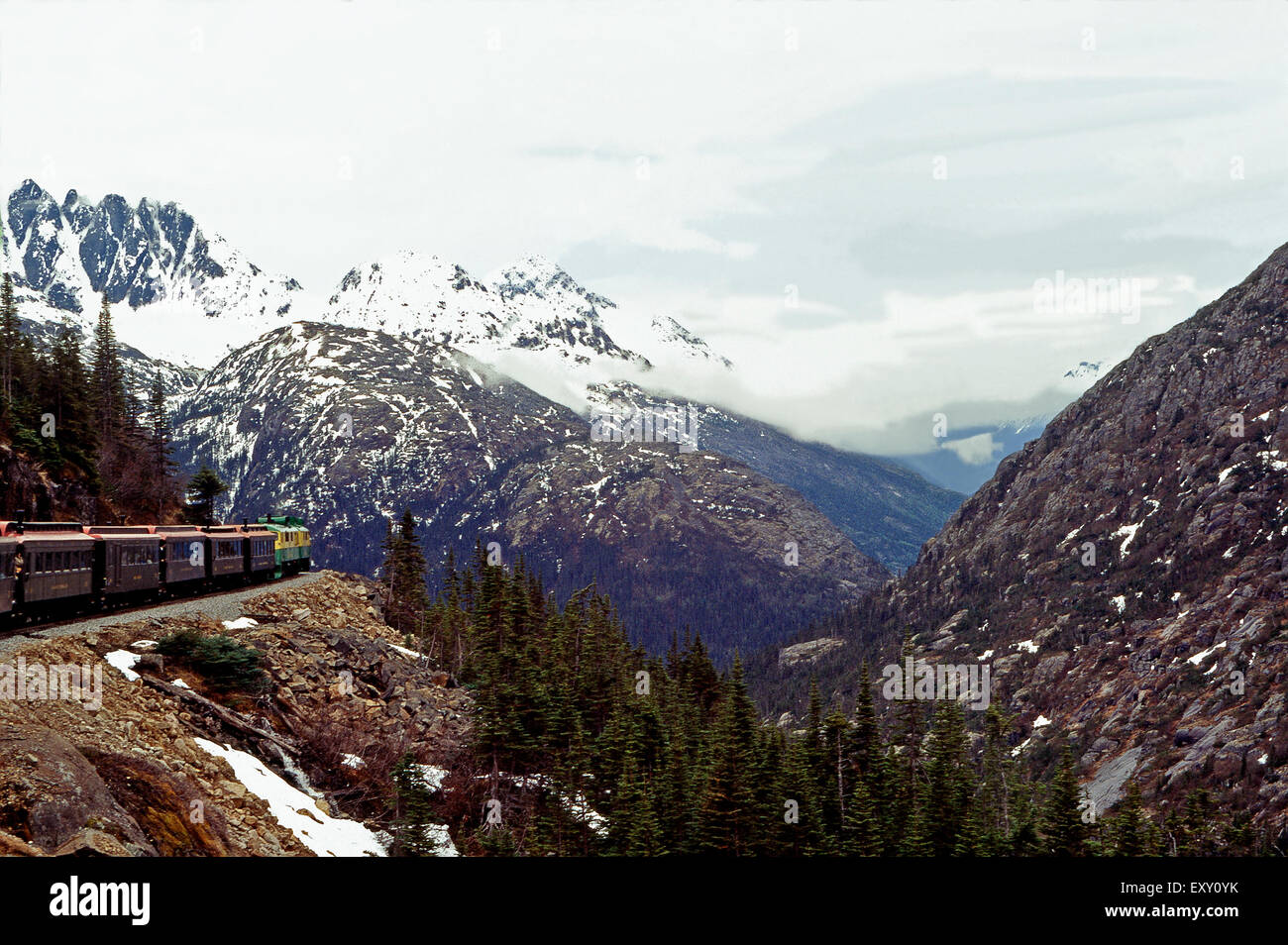 White Pass and Yukon Railway,Skagway,Alaska Stock Photo - Alamy