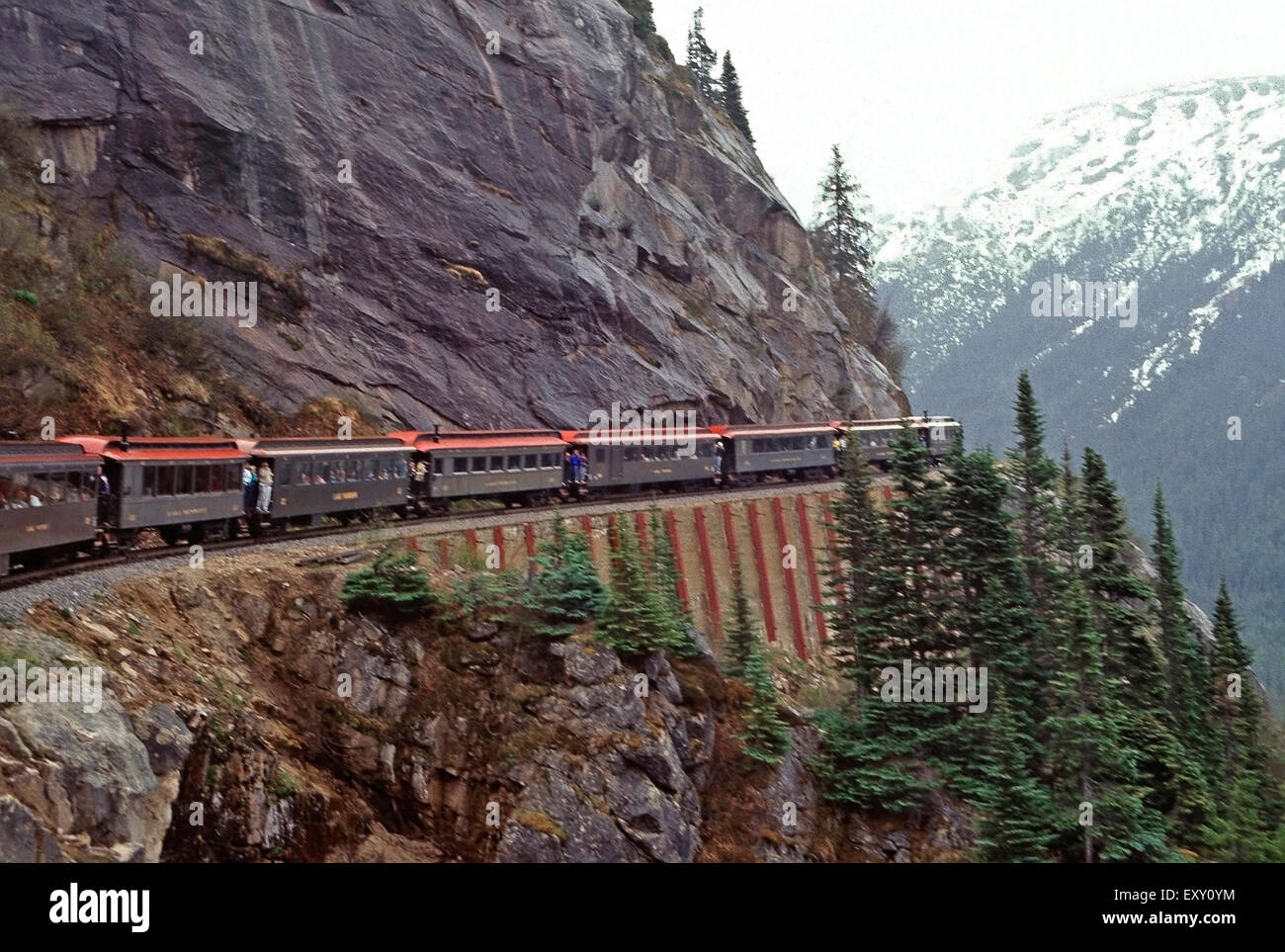 White Pass and Yukon Railway, Skagway,Alaska Stock Photo - Alamy