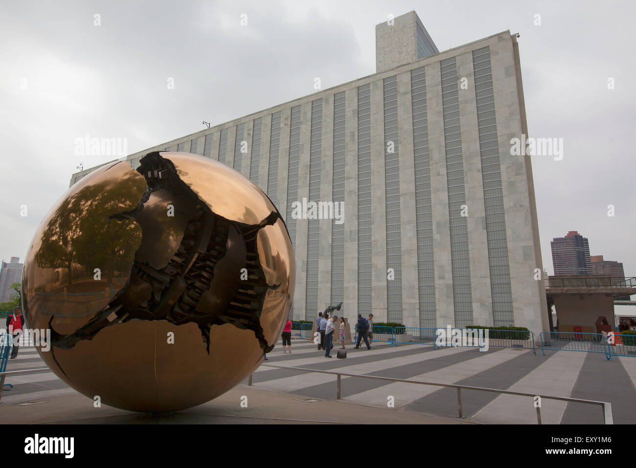 NEW YORK - May 27, 2015: Sphere Within Sphere (Sfera con sfera) is a ...