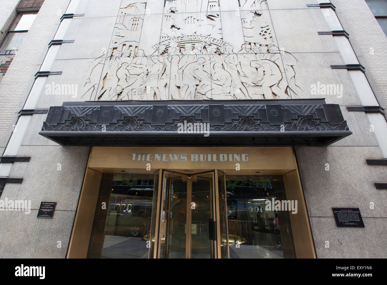 the news building in New York City Stock Photo - Alamy
