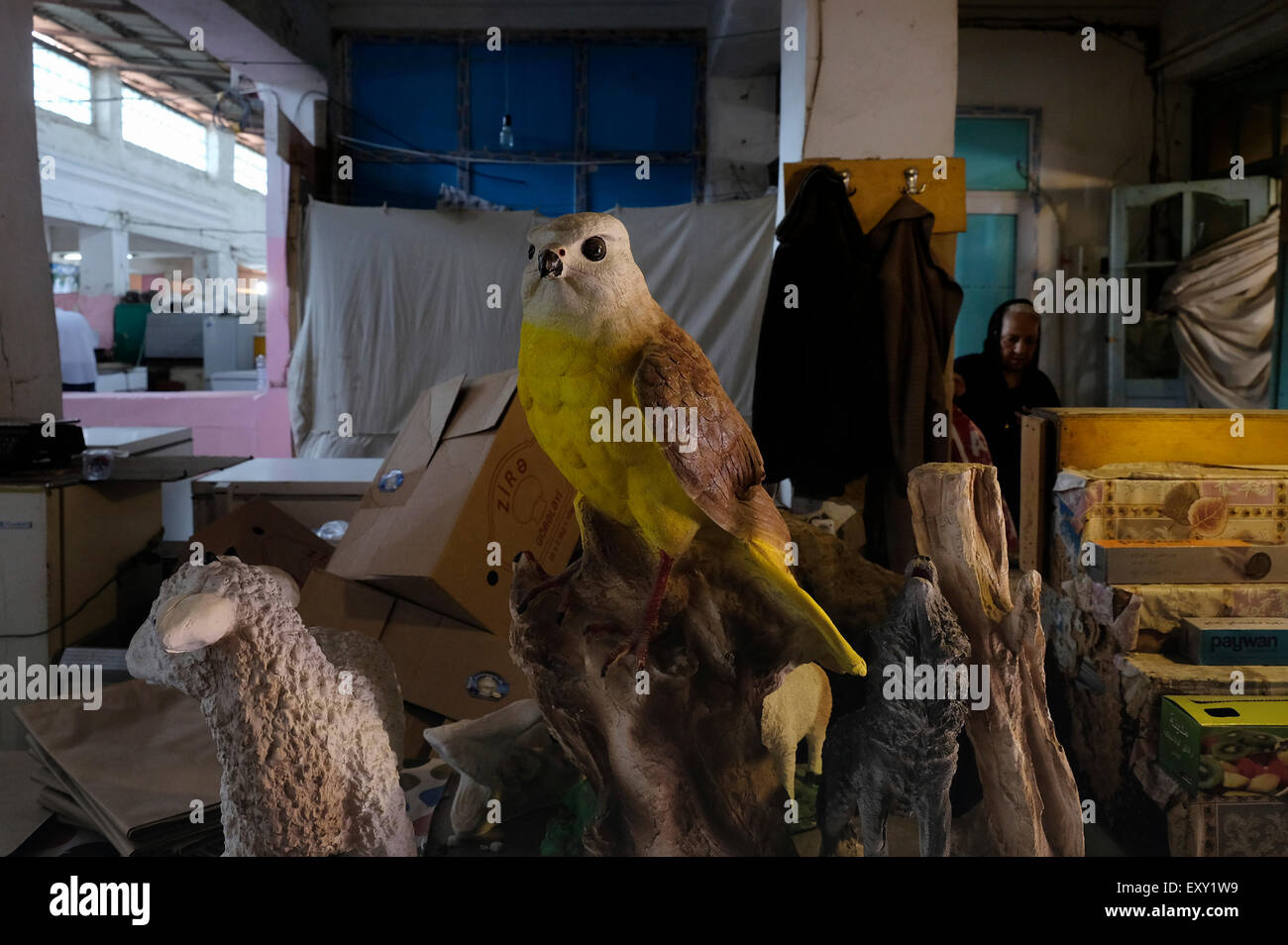 A stall in Taza Bazaar market in the city of Baku in Azerbaijan Stock ...