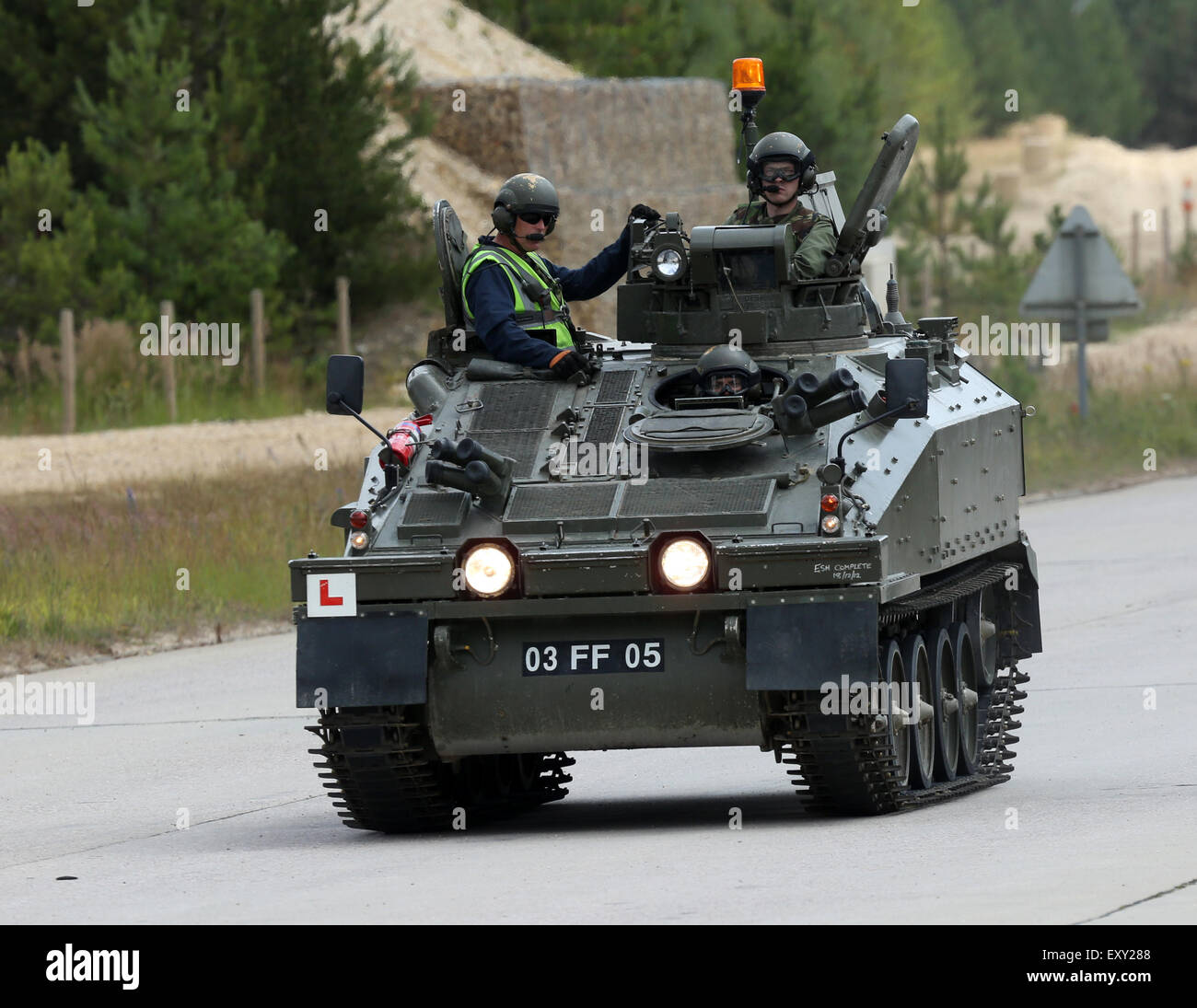 Tank driver training hi-res stock photography and images - Alamy