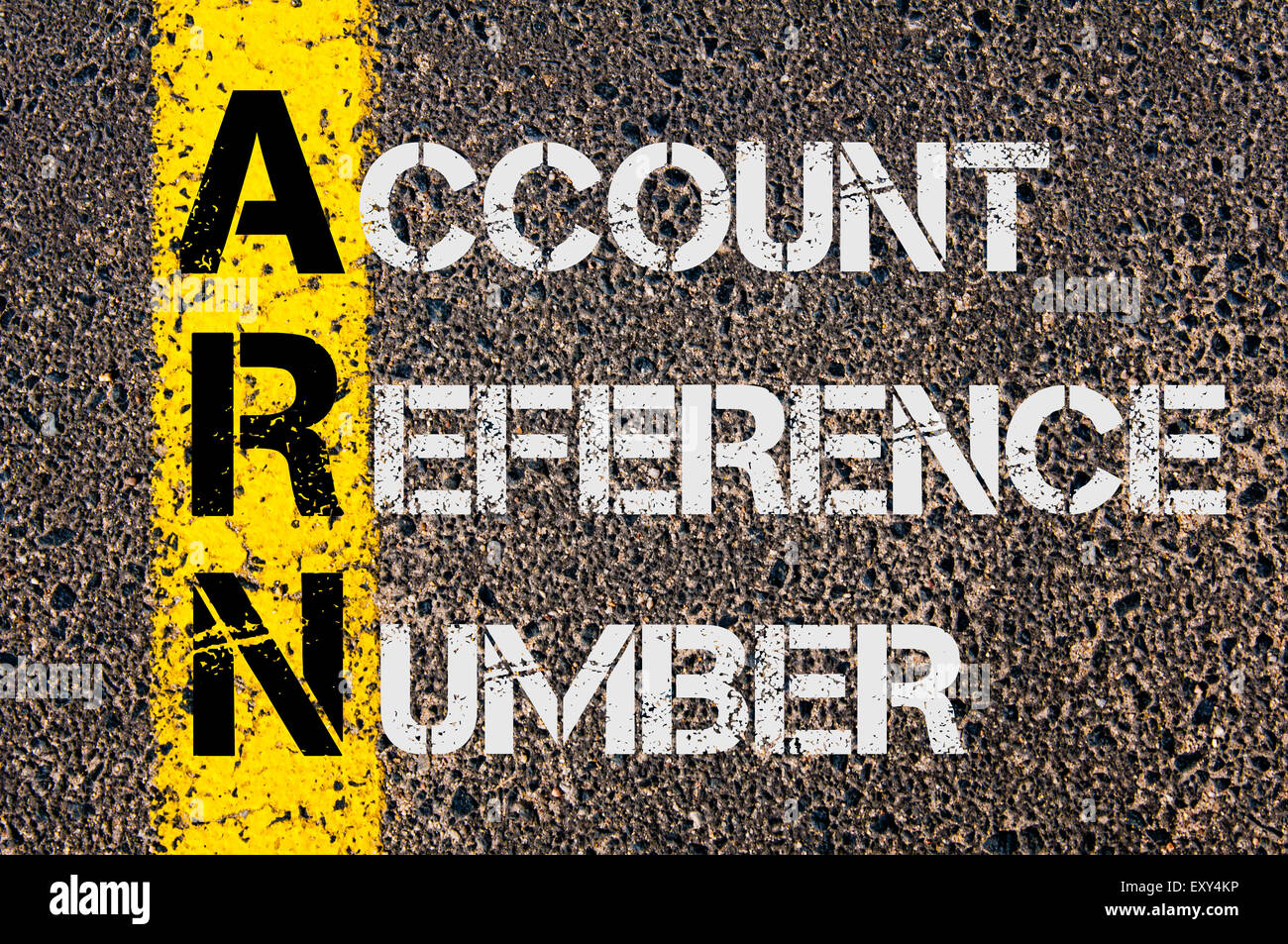 Concept image of Business Acronym ARN as Account Reference Number ...