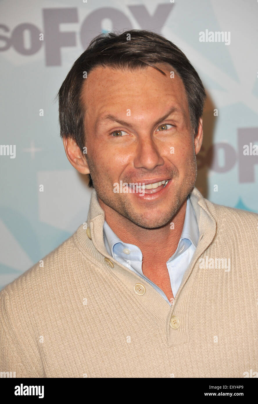 LOS ANGELES, CA - JANUARY 11, 2011: Christian Slater, star of "Breaking ...