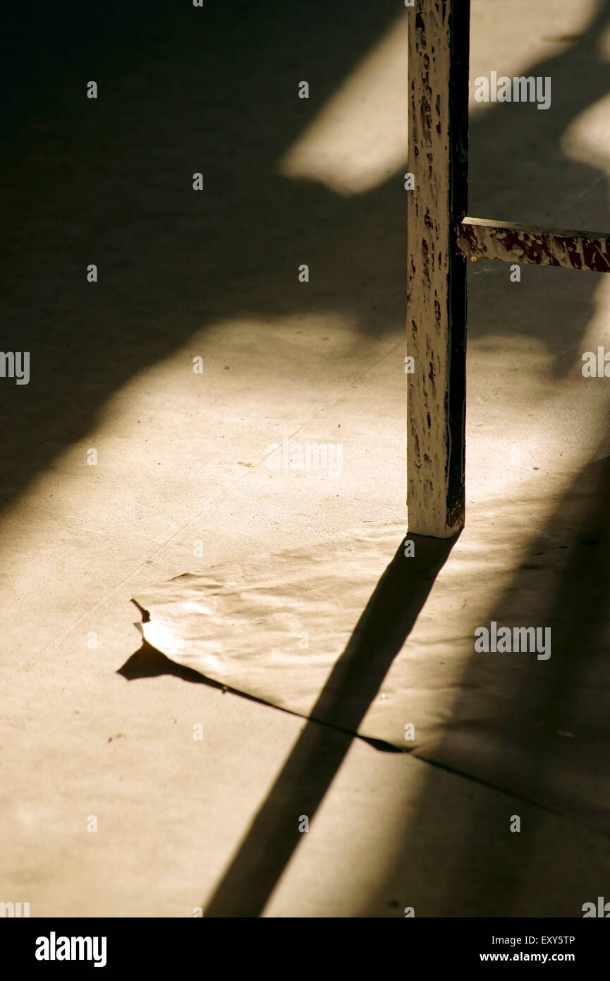 Table leg cast shadow Stock Photo - Alamy