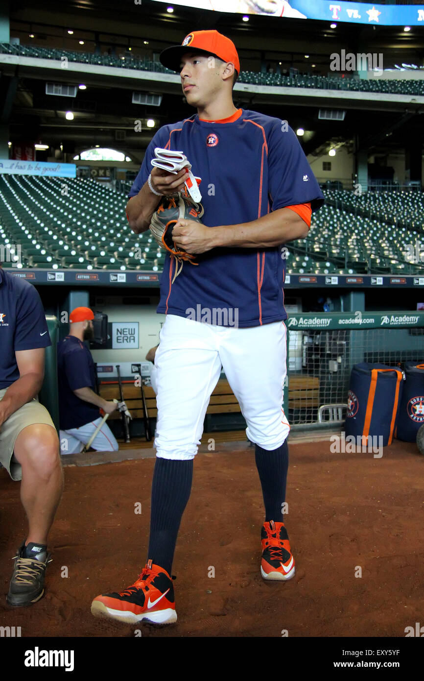 Houston, TX, USA. 17th July, 2015. Houston Astros shortstop Carlos ...