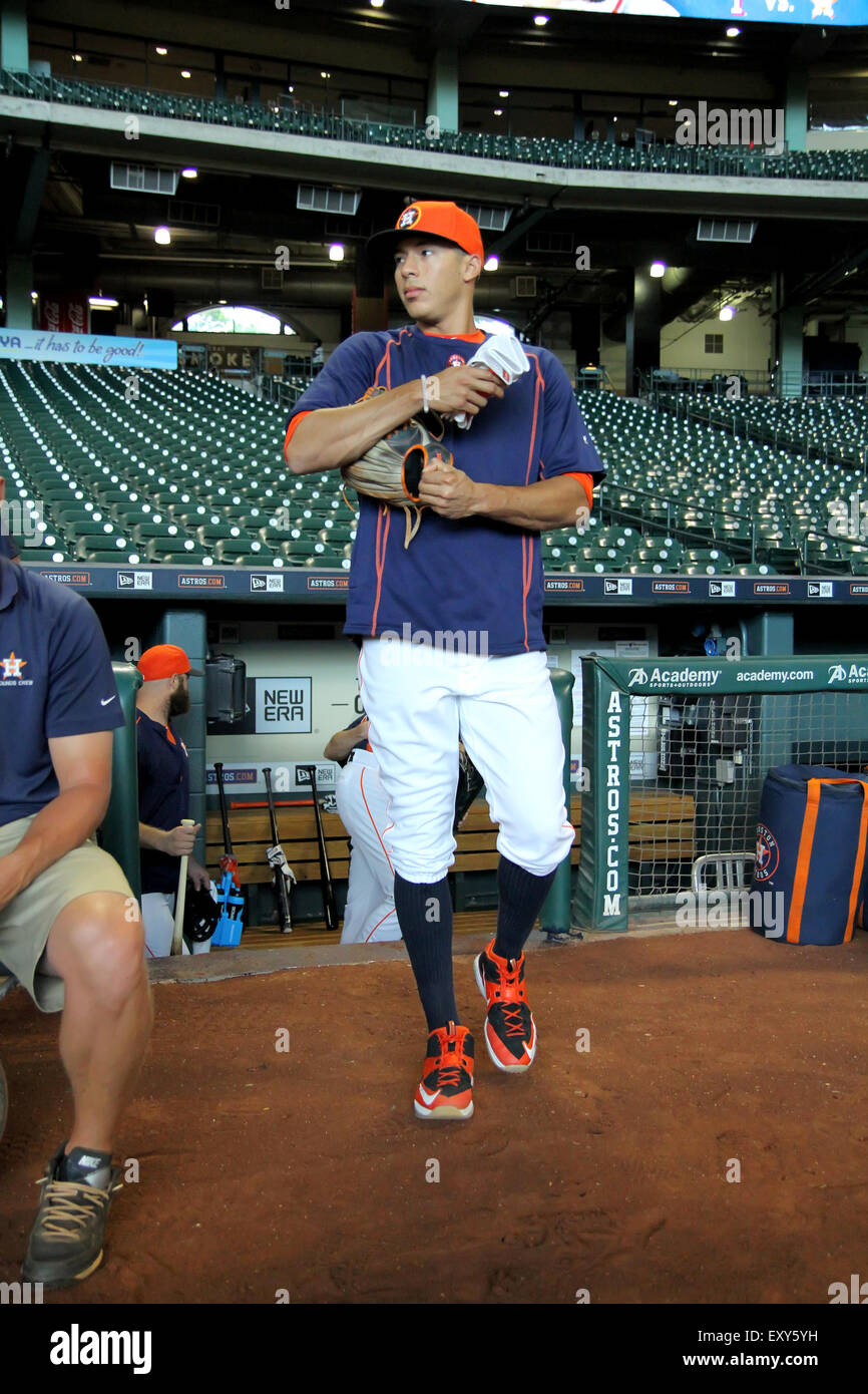Houston, TX, USA. 17th July, 2015. Houston Astros shortstop Carlos ...