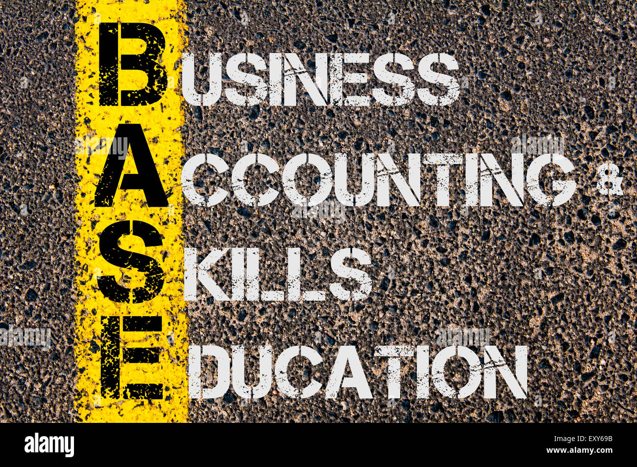 Concept image of Business Acronym BASE as Business Accounting and ...