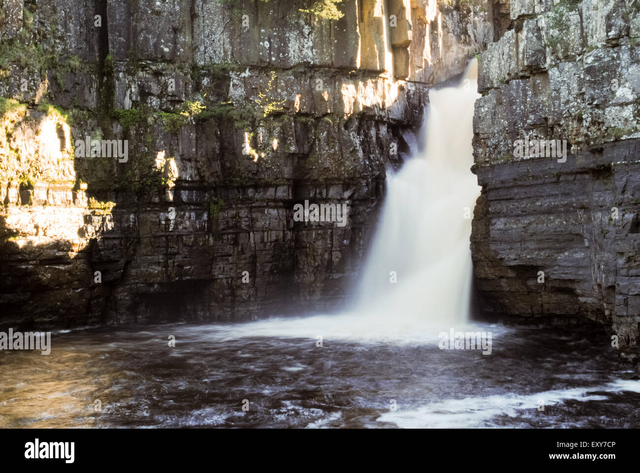 High Force Waterfall at Forest-in-Teesdale, Durham Stock Photo - Alamy