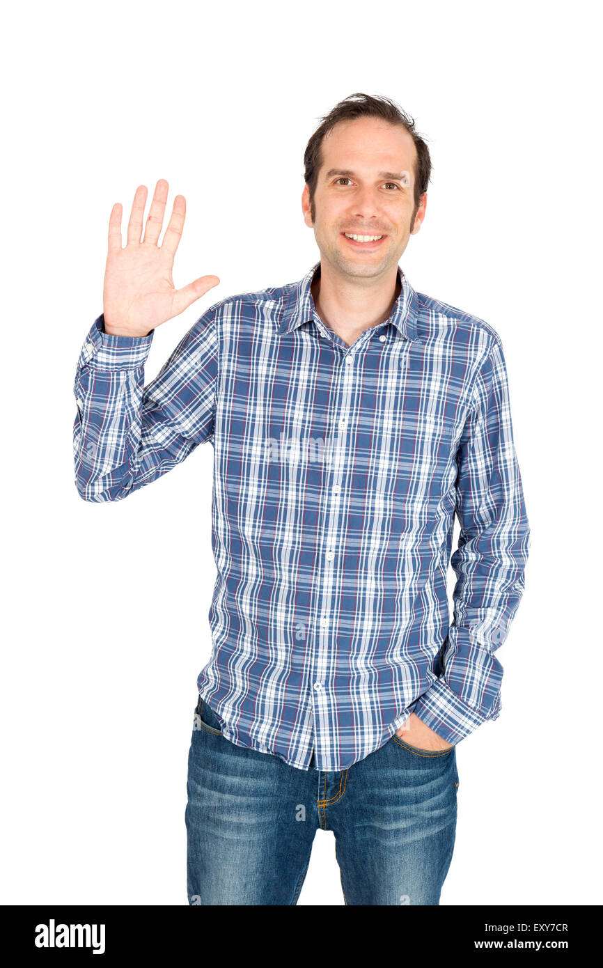 Handsome man doing different expressions in different sets of clothes ...