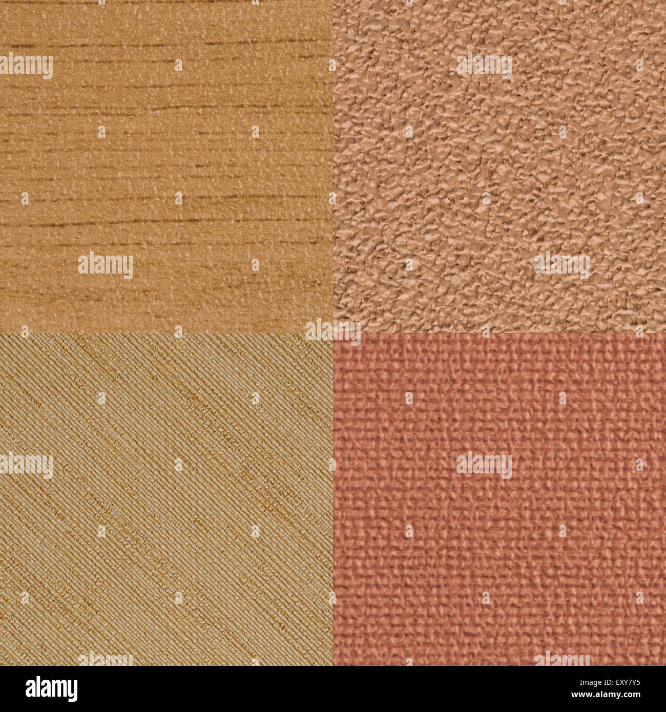 Set of brown vinyl samples, texture background Stock Photo - Alamy