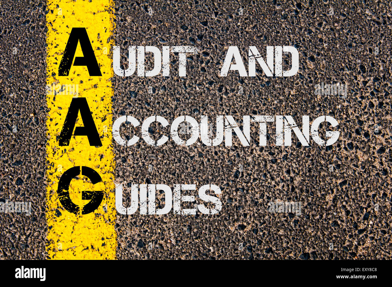 Concept image of Business Acronym AAG as Audit and Accounting Guides ...