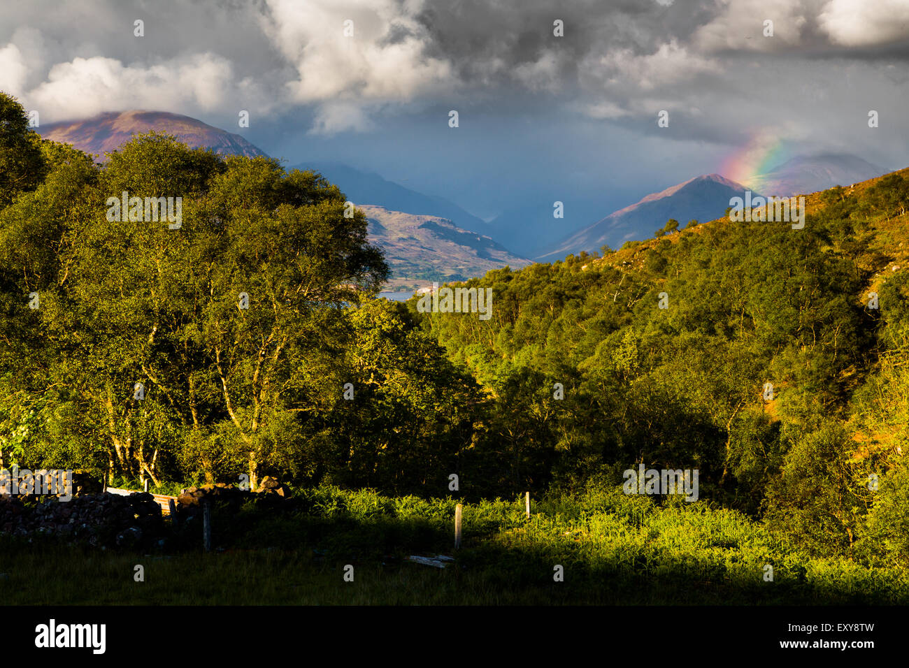 Rainbow scotland summer hi-res stock photography and images - Alamy