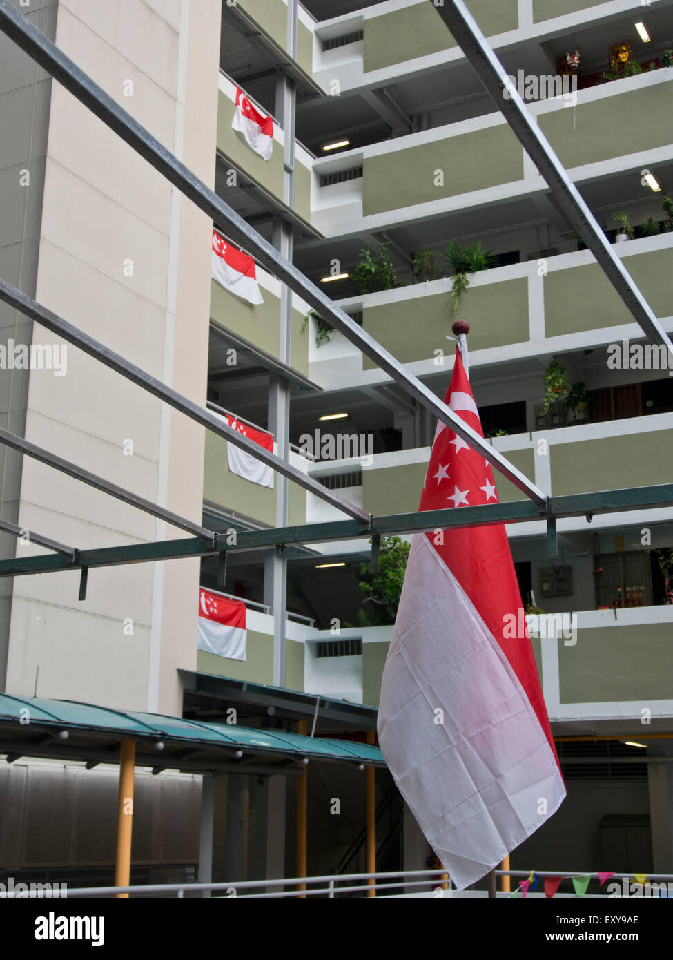 HDB (Housing & Development Board) social housing in Singapore. National ...