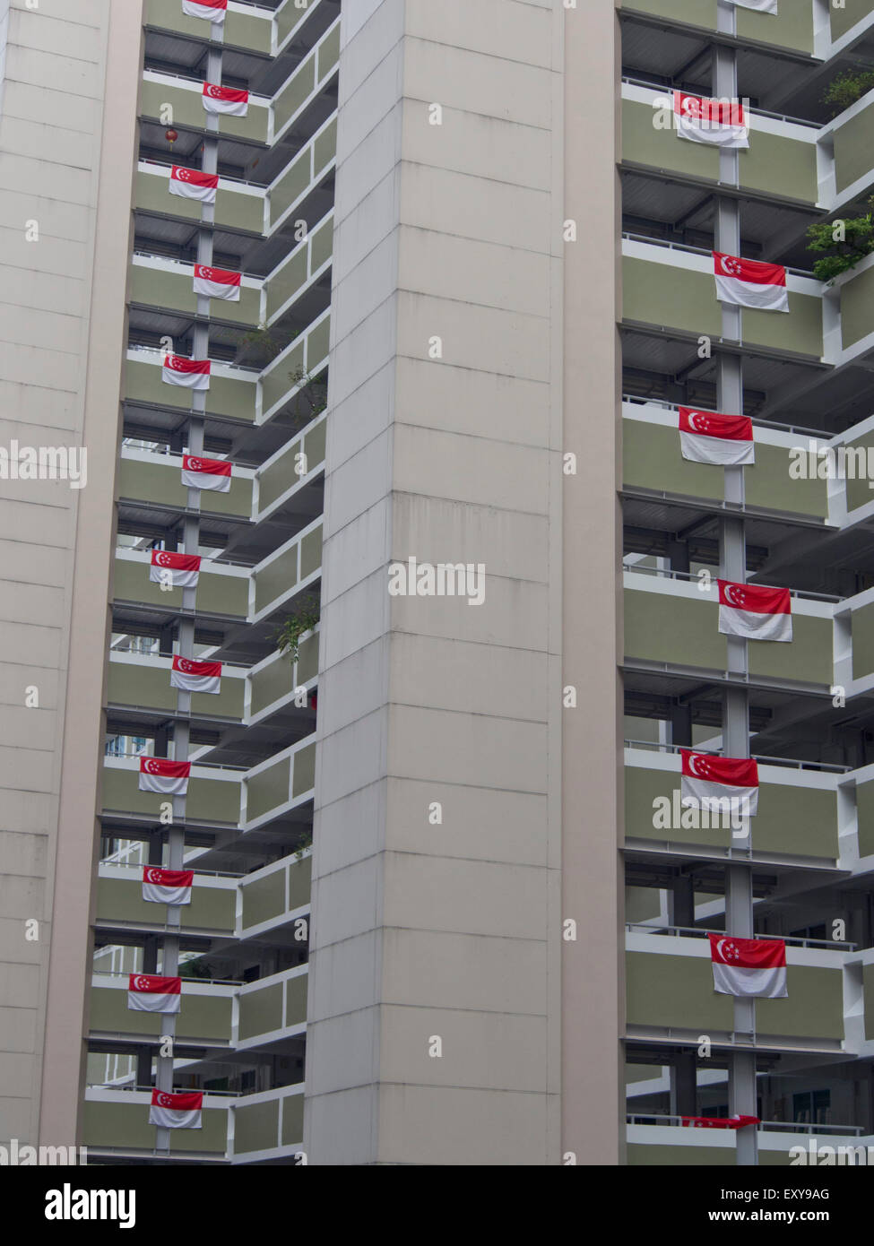 HDB (Housing & Development Board) social housing in Singapore. National ...