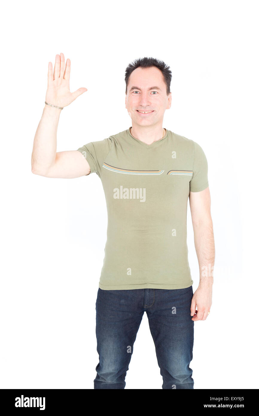 Handsome man doing different expressions in different sets of clothes ...