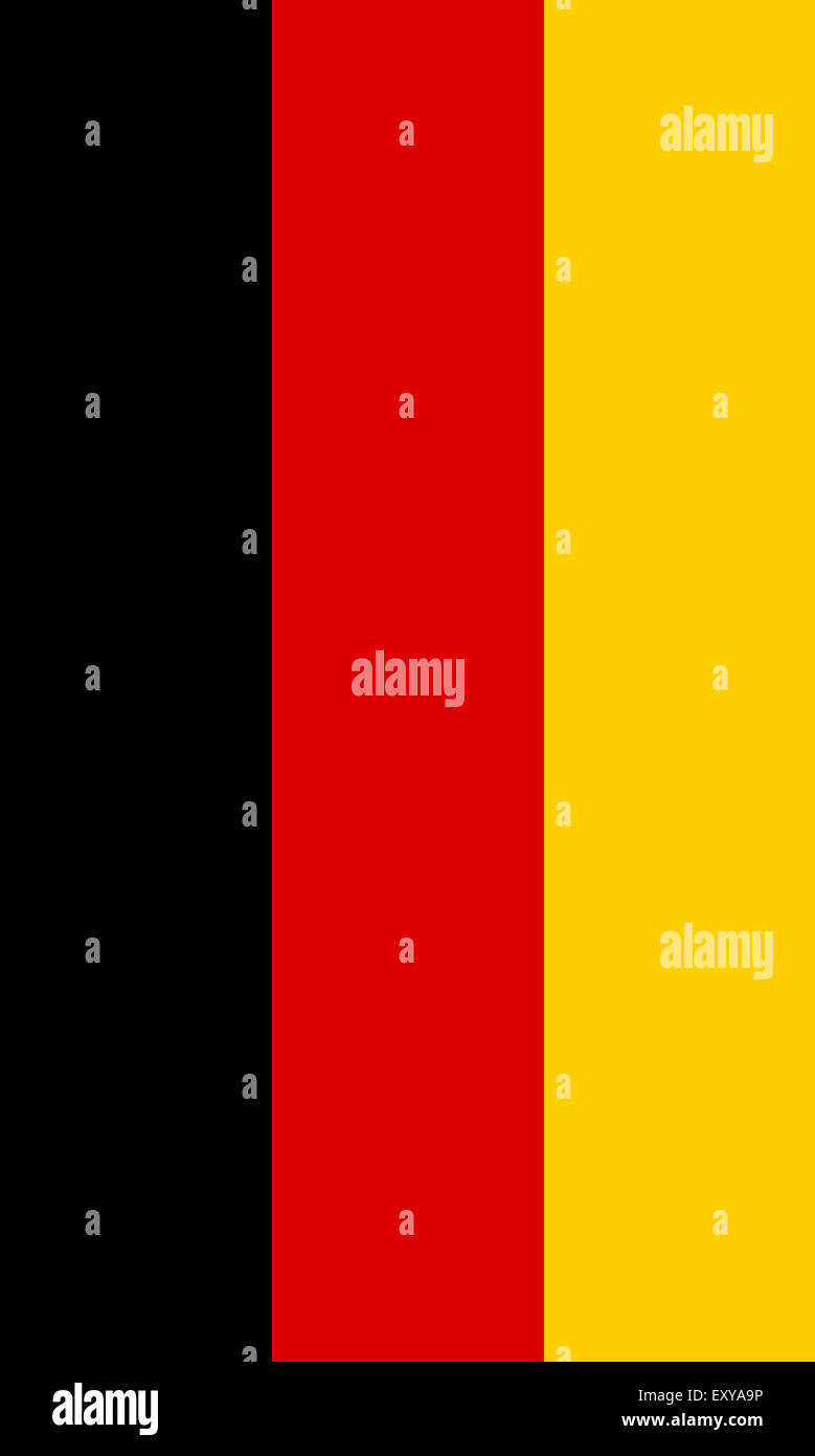Official Flag of Germany Flat Large Size Vertical Stock Photo - Alamy