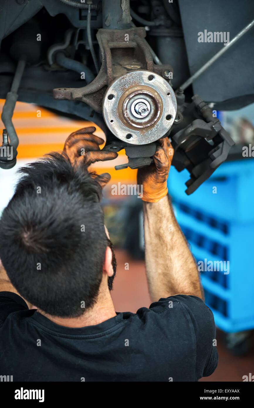 Car brakes hi-res stock photography and images - Alamy