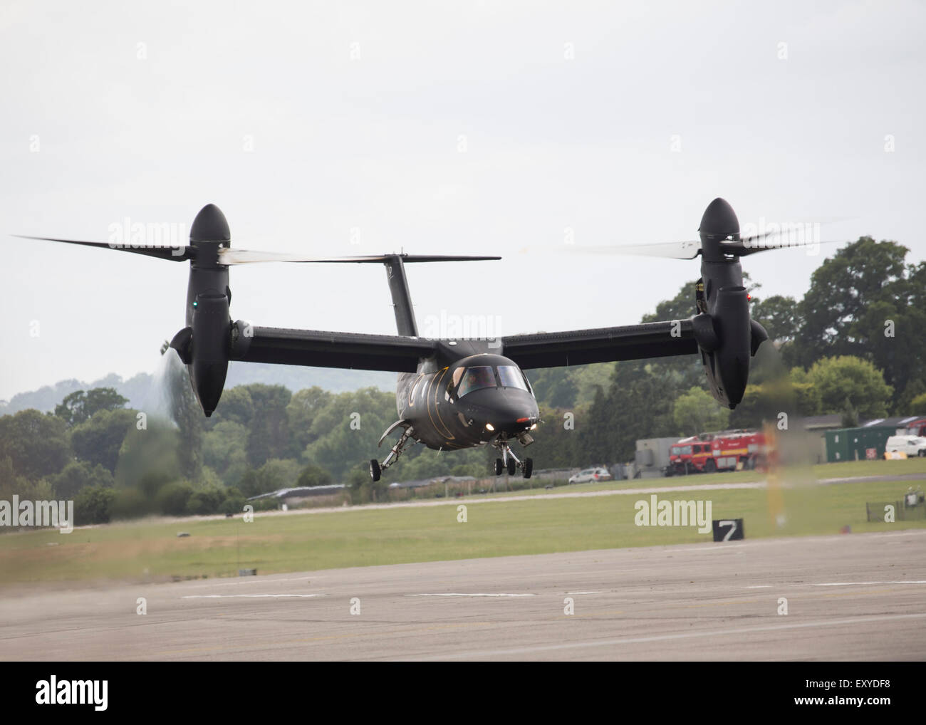 AgustaWestland AW609, tiltrotor aircraft displaying at the 2015 ...