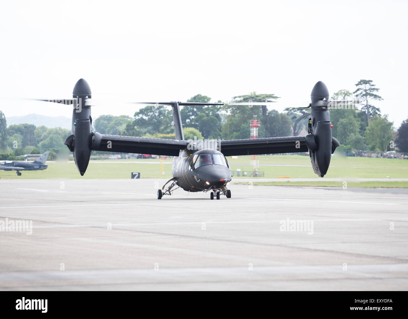 AgustaWestland AW609, tiltrotor aircraft displaying at the 2015 ...