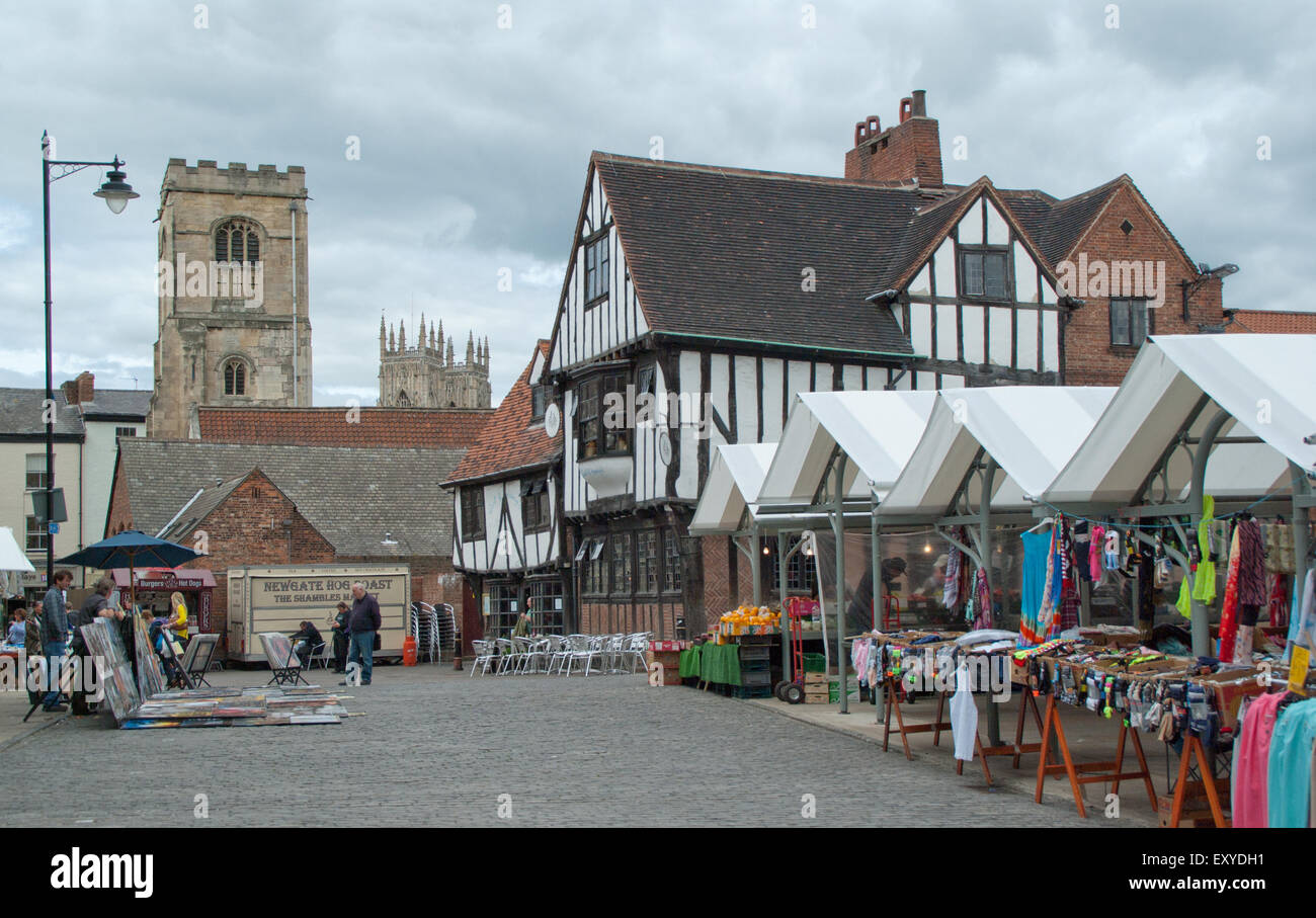 Market church tower hi-res stock photography and images - Alamy