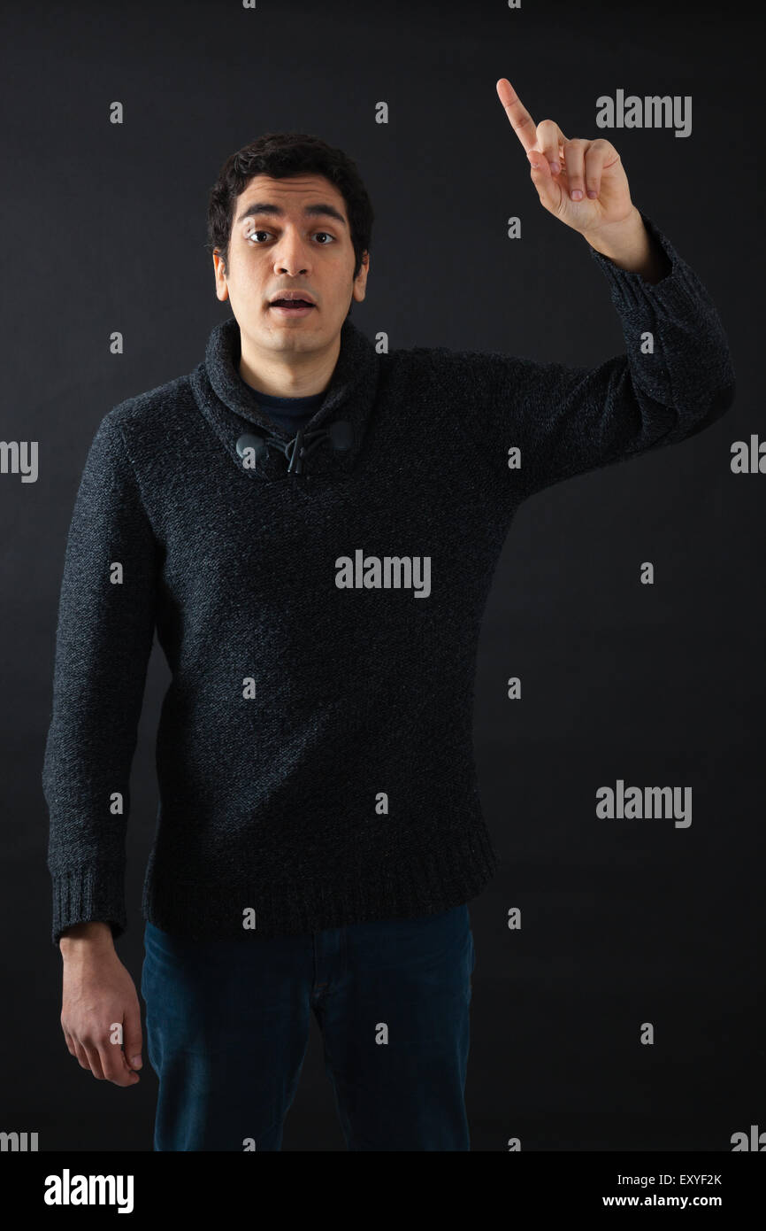 Handsome men doing different expressions in different sets of clothes ...