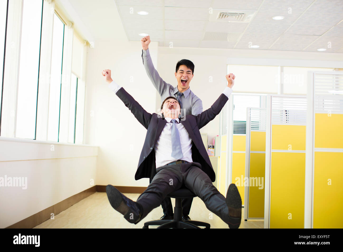 Funny man office worker hi-res stock photography and images - Alamy