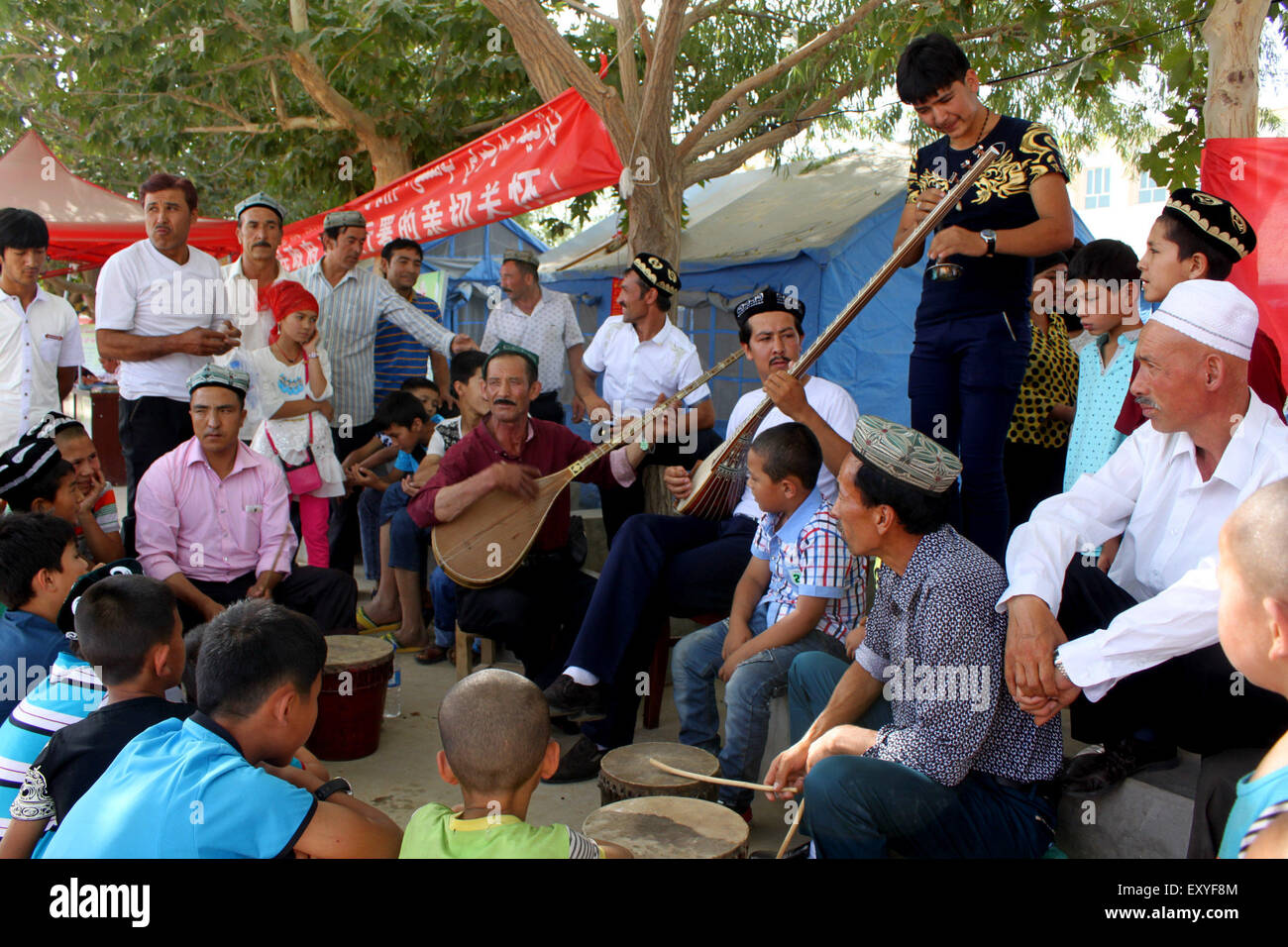 Pishan, China's Xinjiang Uygur Autonomous Region. 18th July, 2015 ...