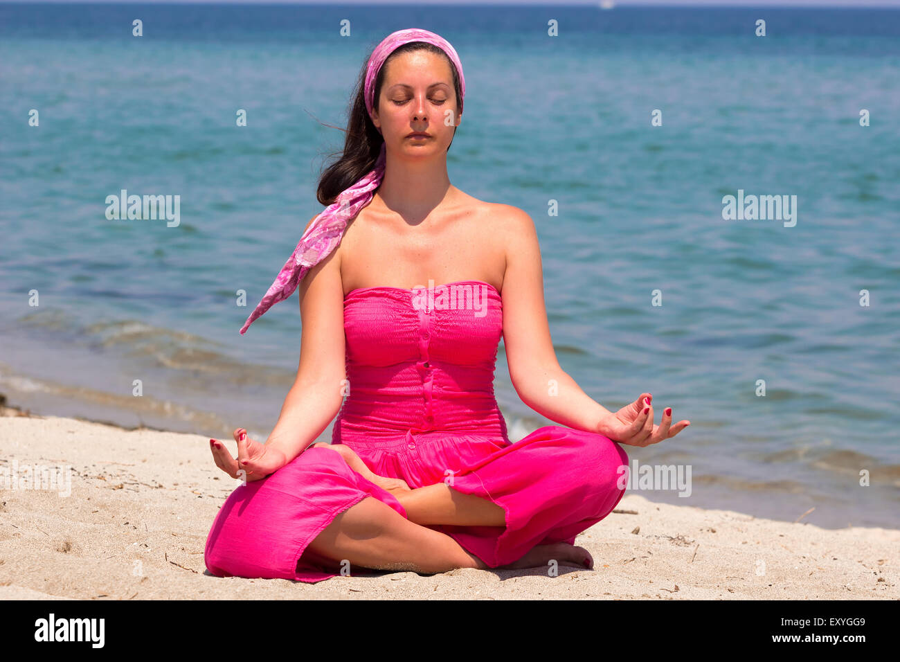 Yoga exercises for the mind and body Stock Photo - Alamy