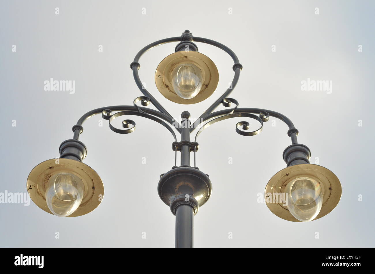 Classic style lamp post Stock Photo - Alamy