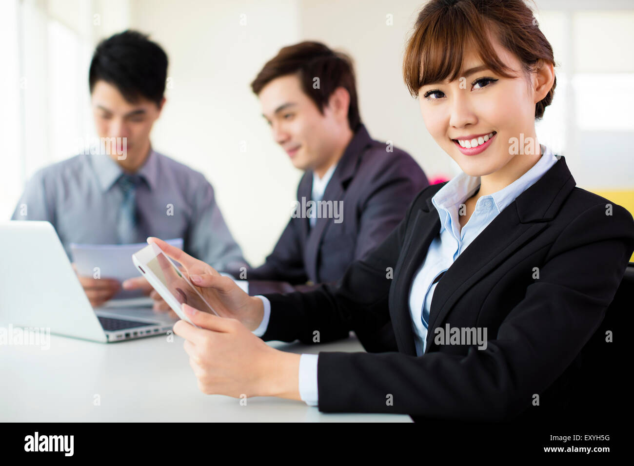 Woman working successful hi-res stock photography and images - Alamy