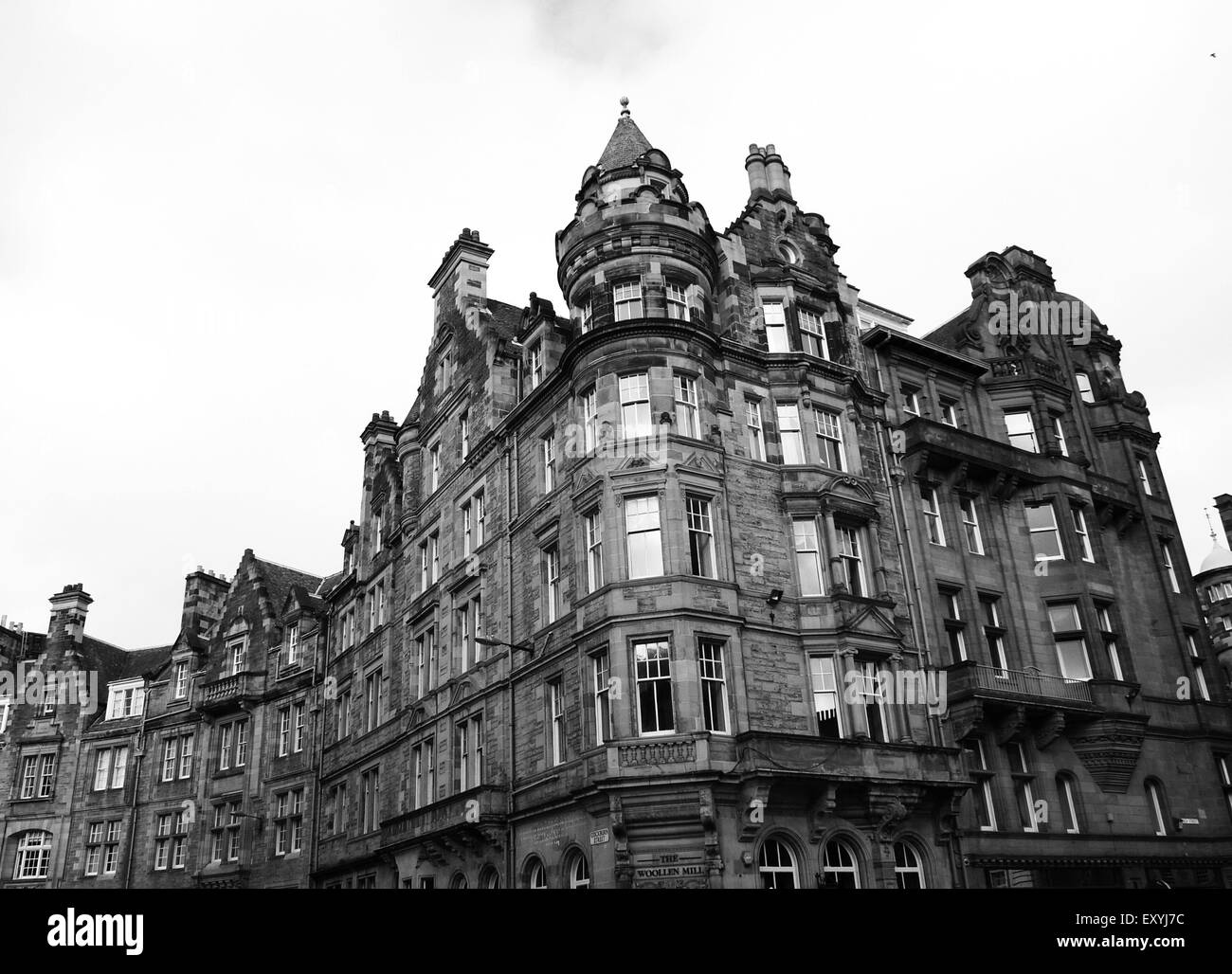 Classic street at Edinburgh Stock Photo - Alamy