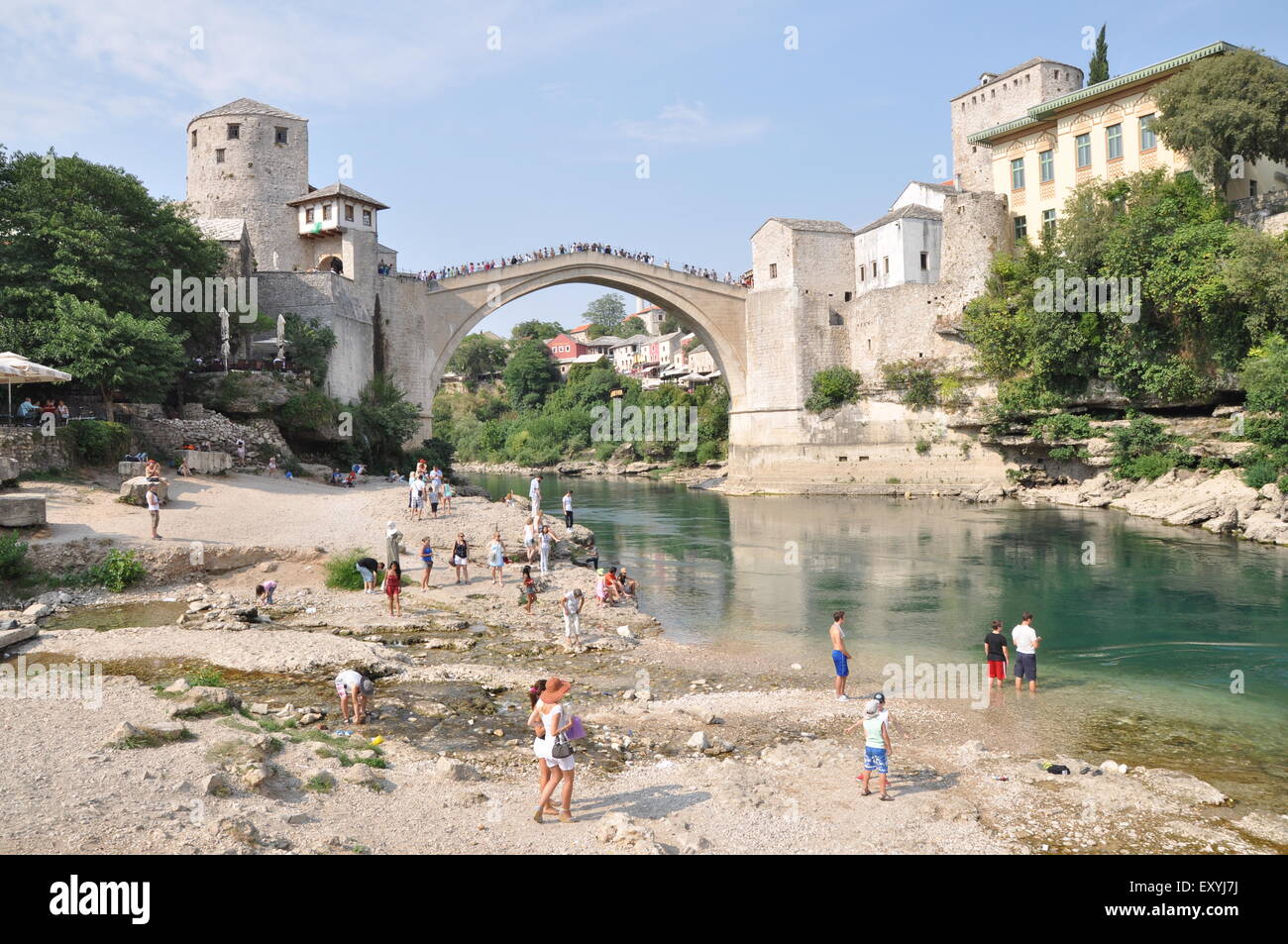 Mostar bridge destroyed hi-res stock photography and images - Alamy