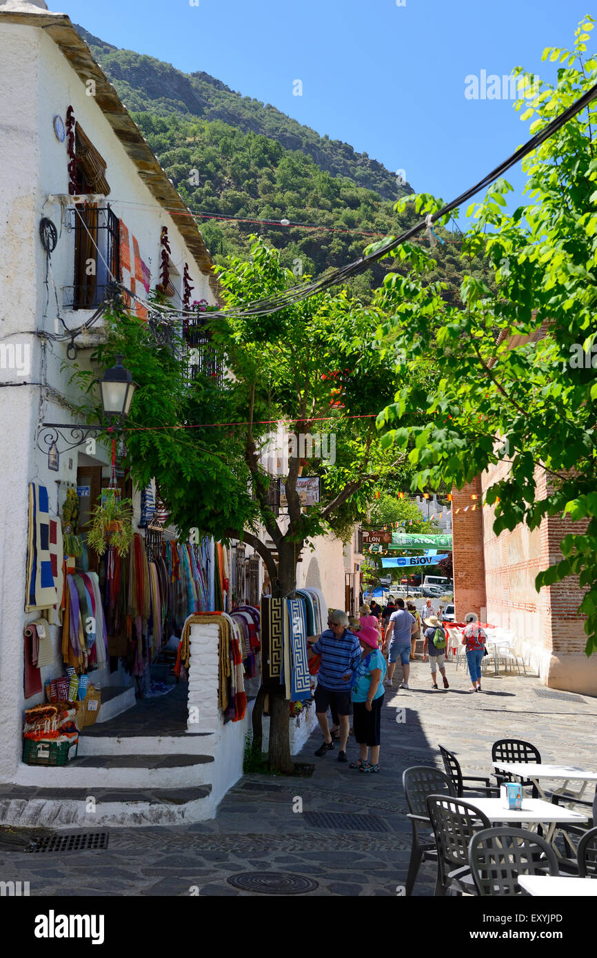 Village of Pampaneira in Alpujarras Mountains, Andalusia, Spain Stock ...