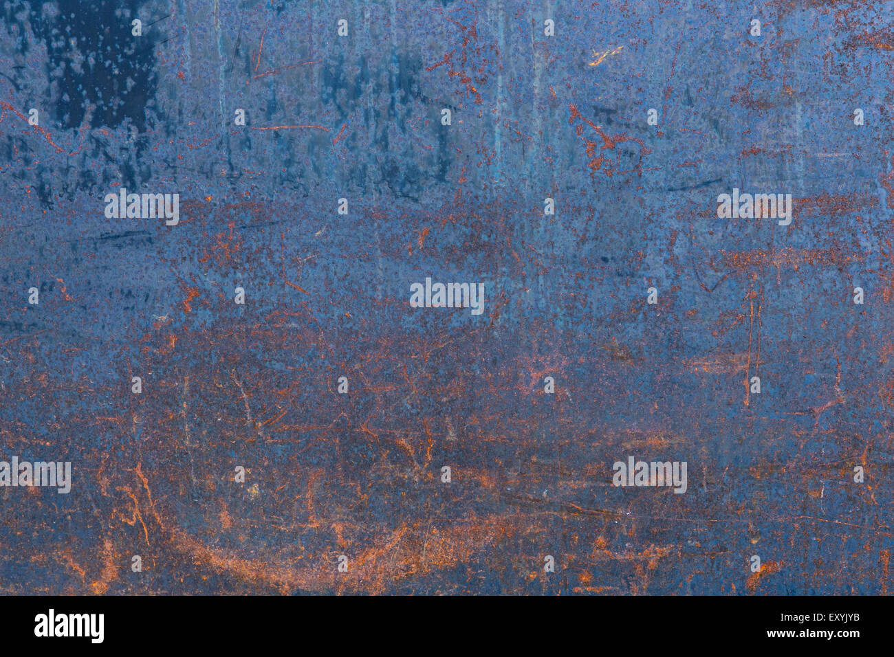 Abstract blue rusted metal Stock Photo - Alamy