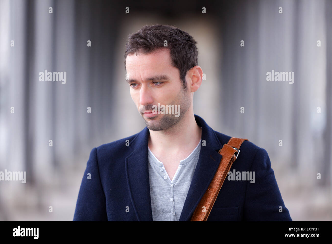 Portrait of a young attractive french man in Paris, France Stock Photo ...