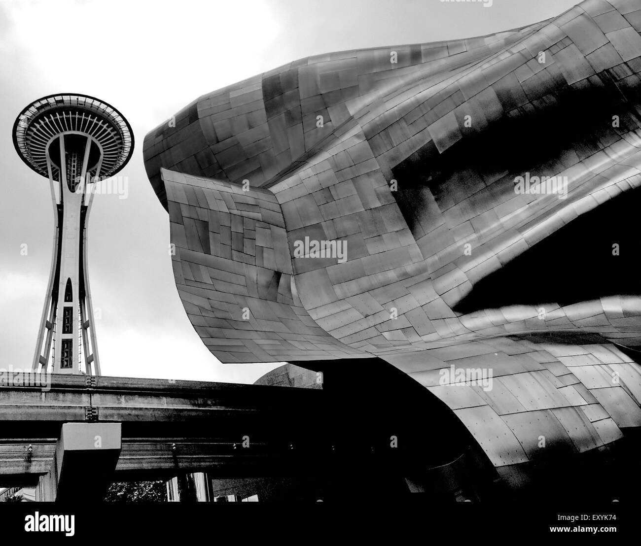 SEATTLE - SEPTEMBER 6: Experience Music Project (EMP) with Seattle ...