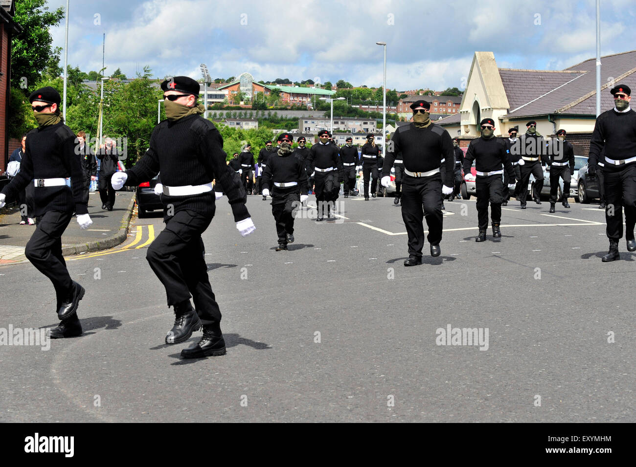 Londonderry, Northern Ireland, UK. 18 July, 2015. Funeral of prominent ...